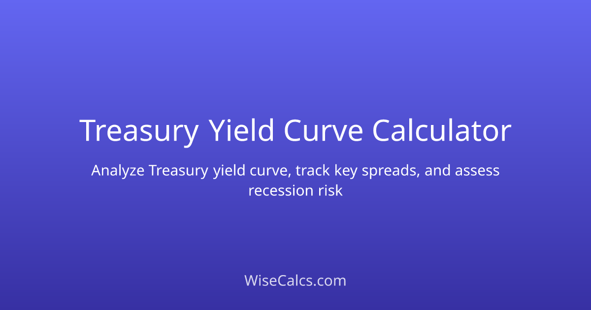 Treasury Yield Curve Calculator - Market Analysis